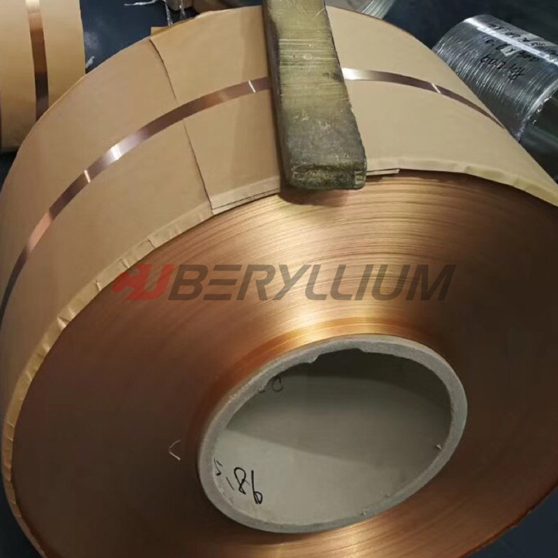 C17200 ASTM B194 Beryllium Copper Tape Berylco 25 For Electrical Switch ...