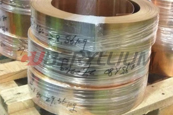 Becu Uns C17200 Beryllium Copper Plate Becu C17200 Hardened 0.25mmx26mm